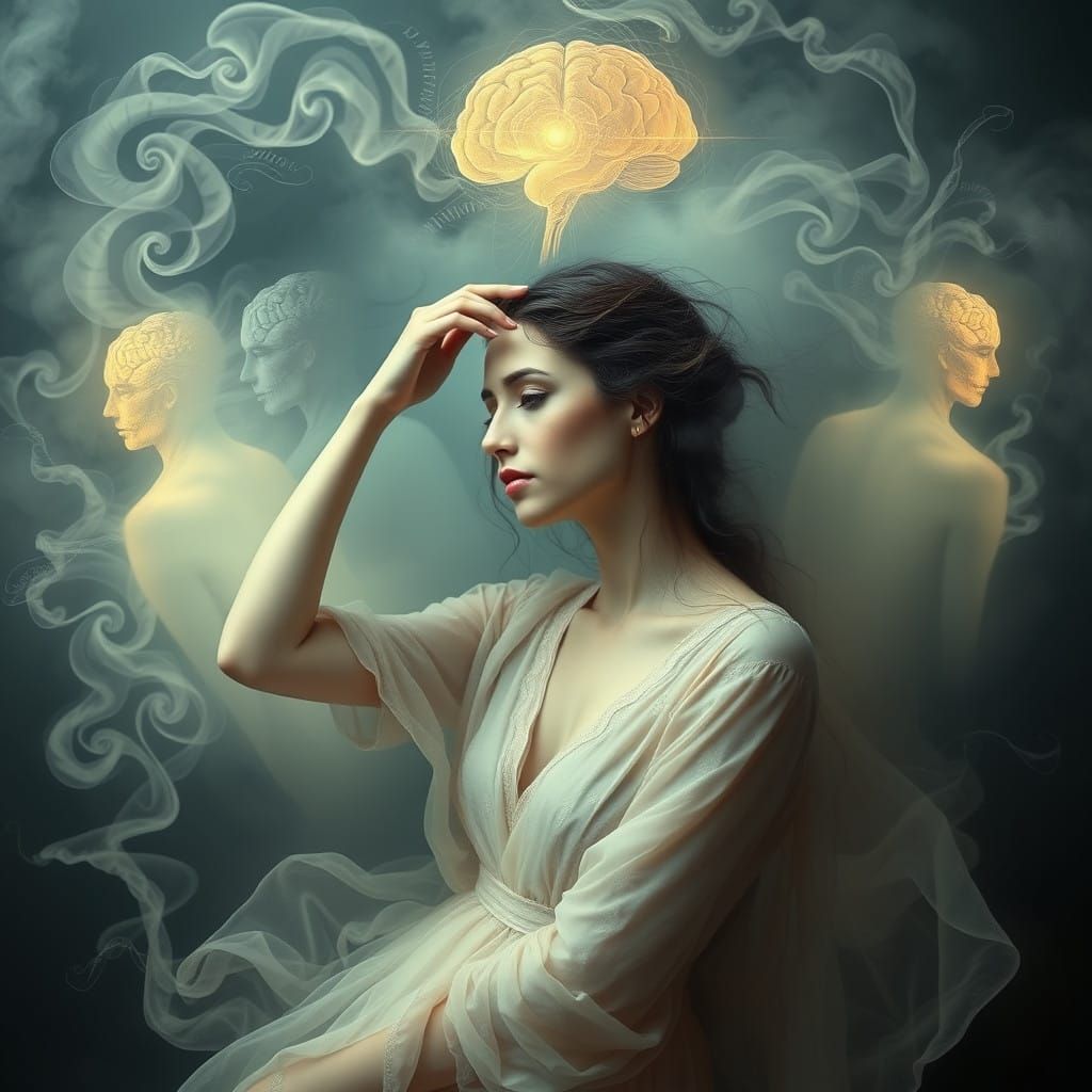 the five stages of memory - Ethereal Figures of Remembrance...