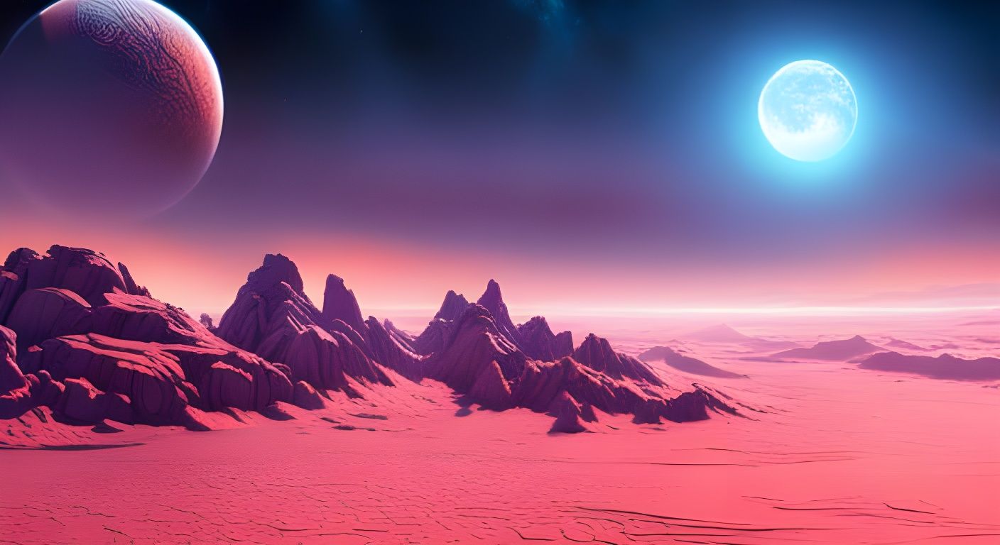 Deserted Planet - AI Generated Artwork - NightCafe Creator