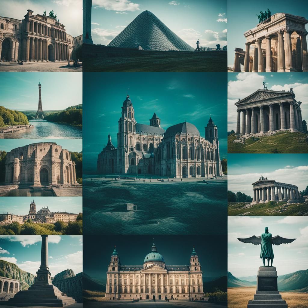 Monuments - AI Generated Artwork - NightCafe Creator