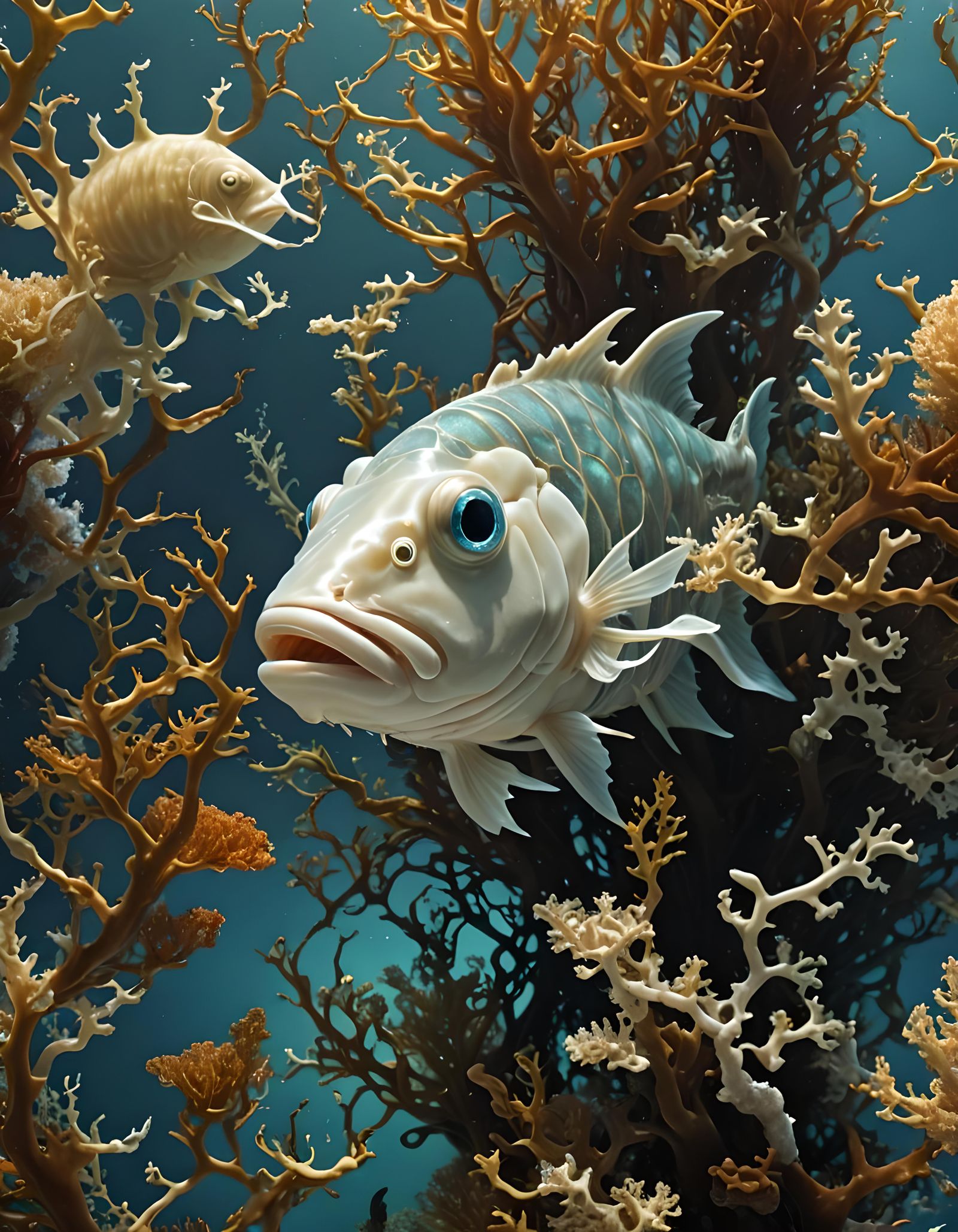 Kelp Fish Albino Voodoo Net Surgeon - AI Generated Artwork - NightCafe ...