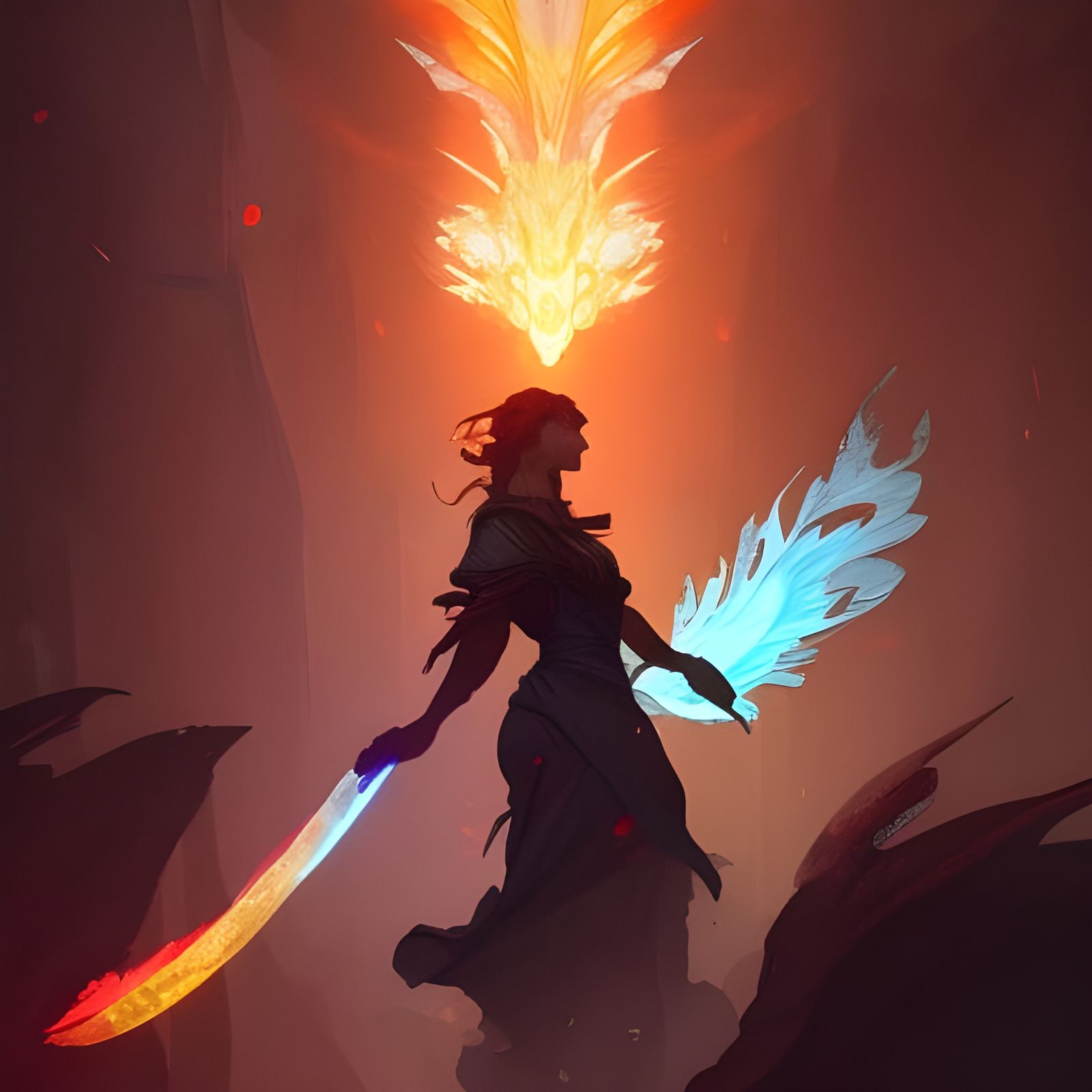 Elemental warrior - AI Generated Artwork - NightCafe Creator