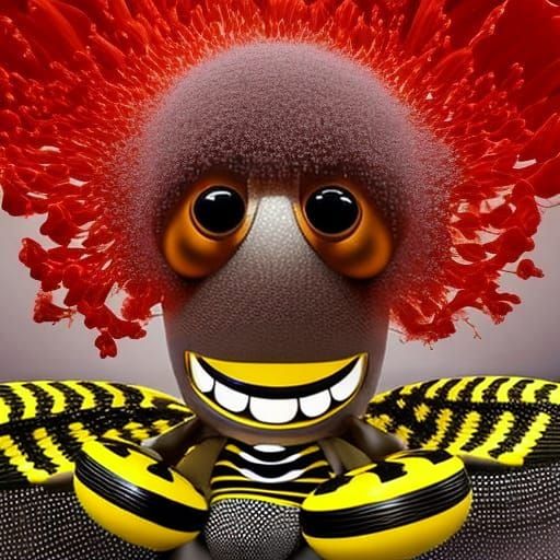 Lulu the bee is now 18! - AI Generated Artwork - NightCafe Creator