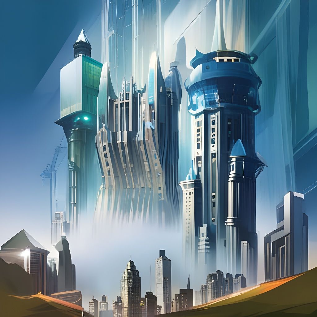 futuristic solarpunk atompunk city - AI Generated Artwork - NightCafe ...