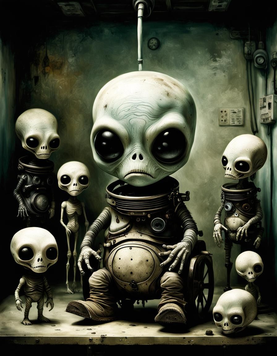 "Alien Medical Doctor in Hospital": photograph by Stephen Gammell ...