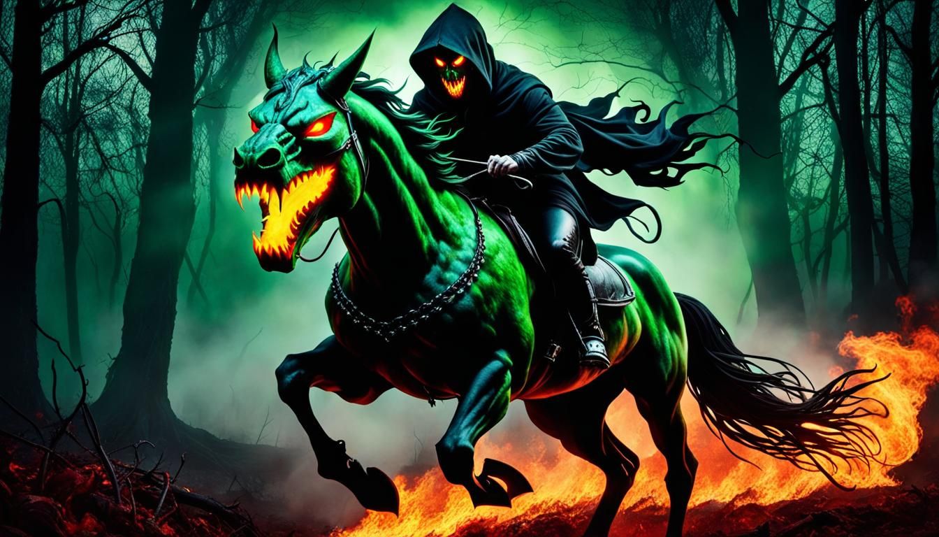 Demon Rider - AI Generated Artwork - NightCafe Creator