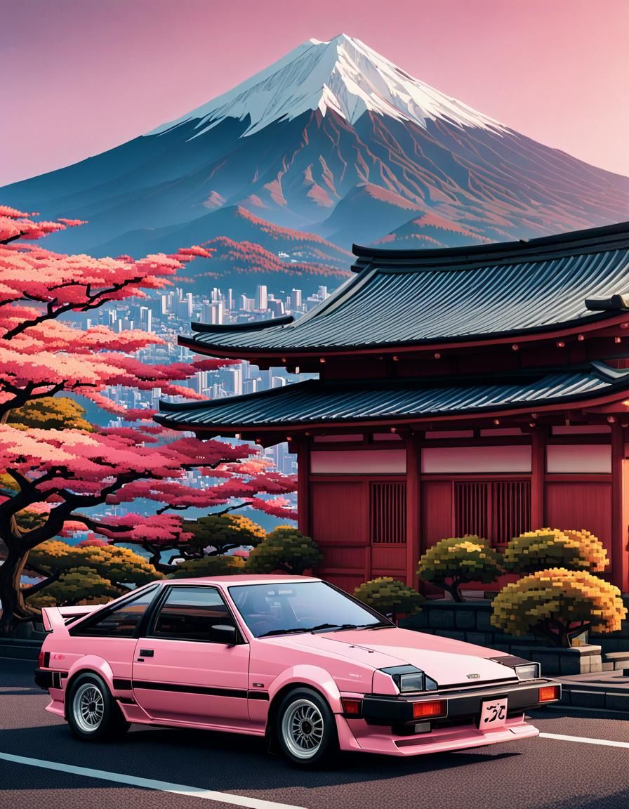 AE86 - AI Generated Artwork - NightCafe Creator