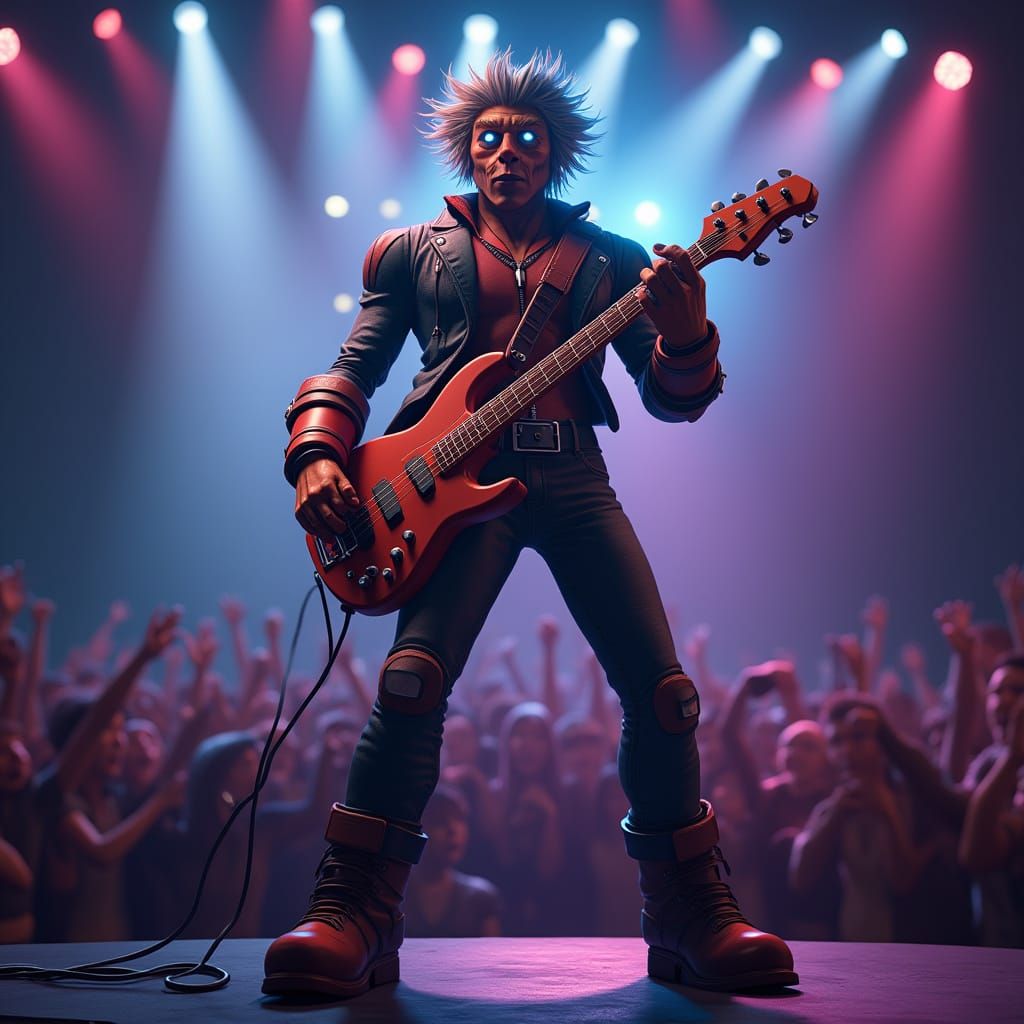 Standing on stage as the lead singer in frontman of the best rock band ...