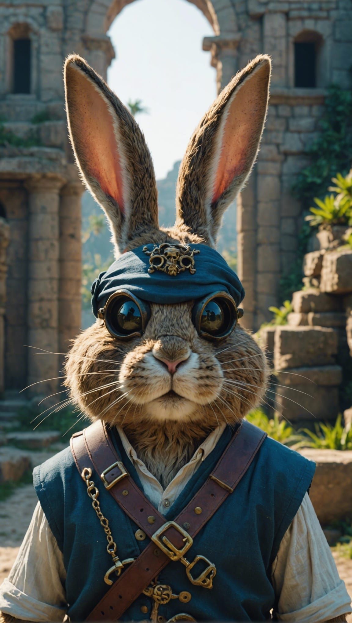 A pirate bunny character - AI Generated Artwork - NightCafe Creator