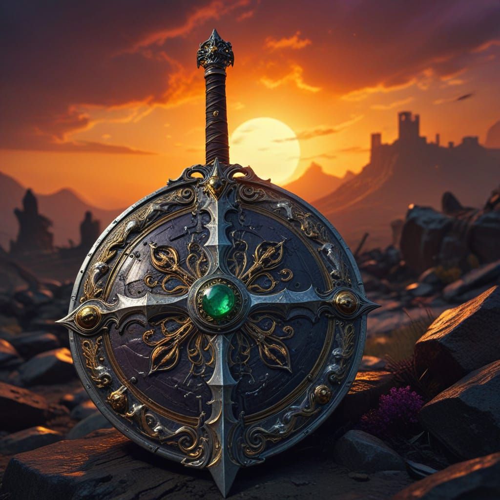 The Warrior’s Legendary Shield🛡🗡 - The Warrior’s Legendary...