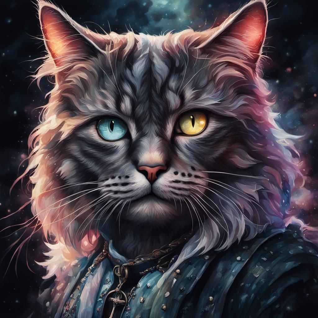 Sir Meow XIV - AI Generated Artwork - NightCafe Creator