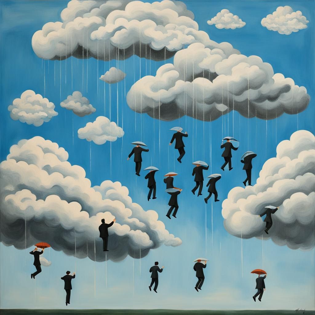 It's raining men, hallelujah! It's raining men, amen! Men descending ...