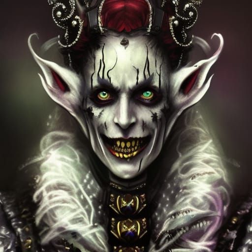 A darker version of Kefka from Final Fantasy VI - AI Generated Artwork ...