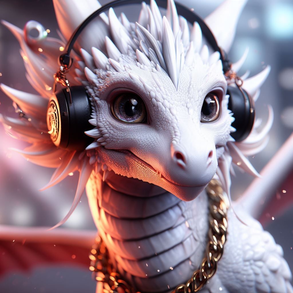 Hiphop Dragon - AI Generated Artwork - NightCafe Creator