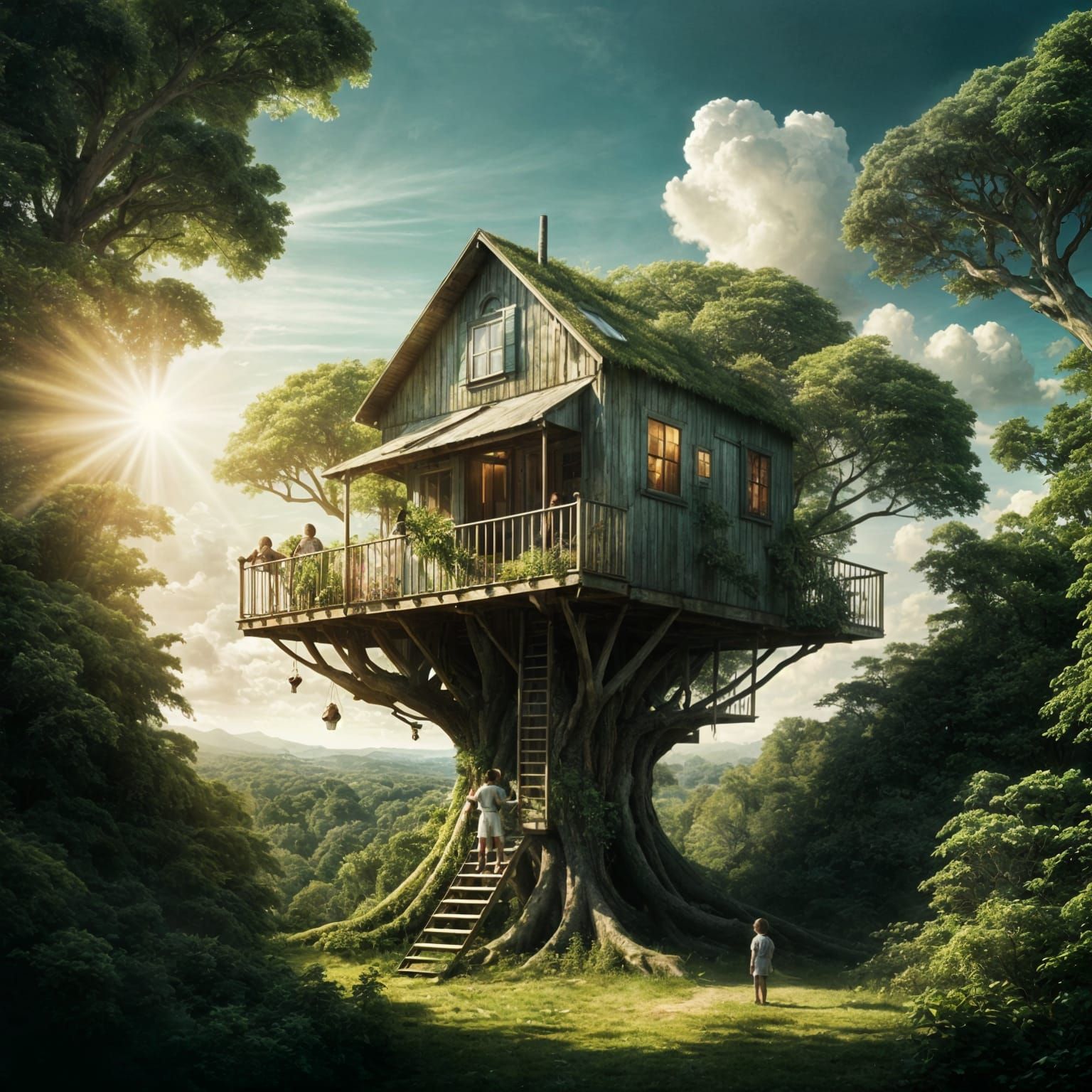 summer tree house - summer tree house