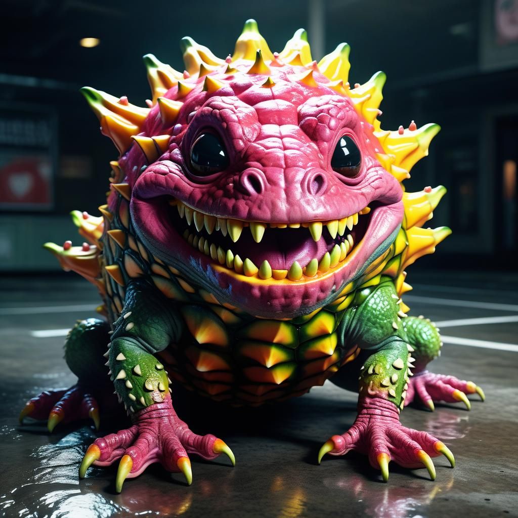 Jackfruit Monster - AI Generated Artwork - NightCafe Creator