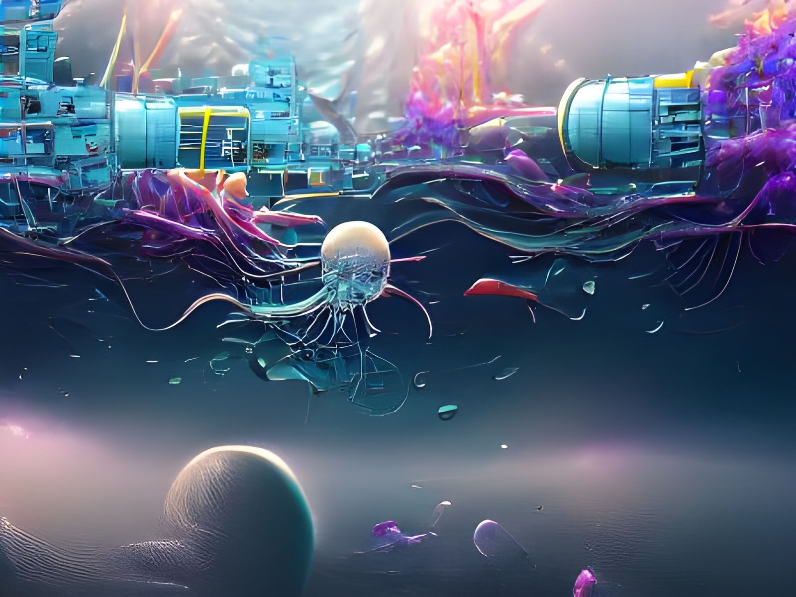 deep-sea laboratory - AI Generated Artwork - NightCafe Creator