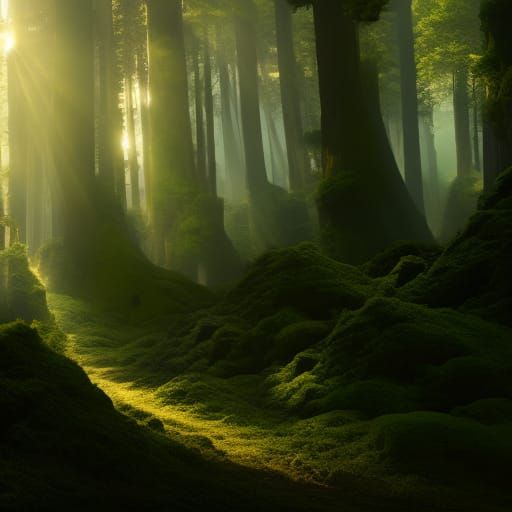 Feeric forest 4 - AI Generated Artwork - NightCafe Creator