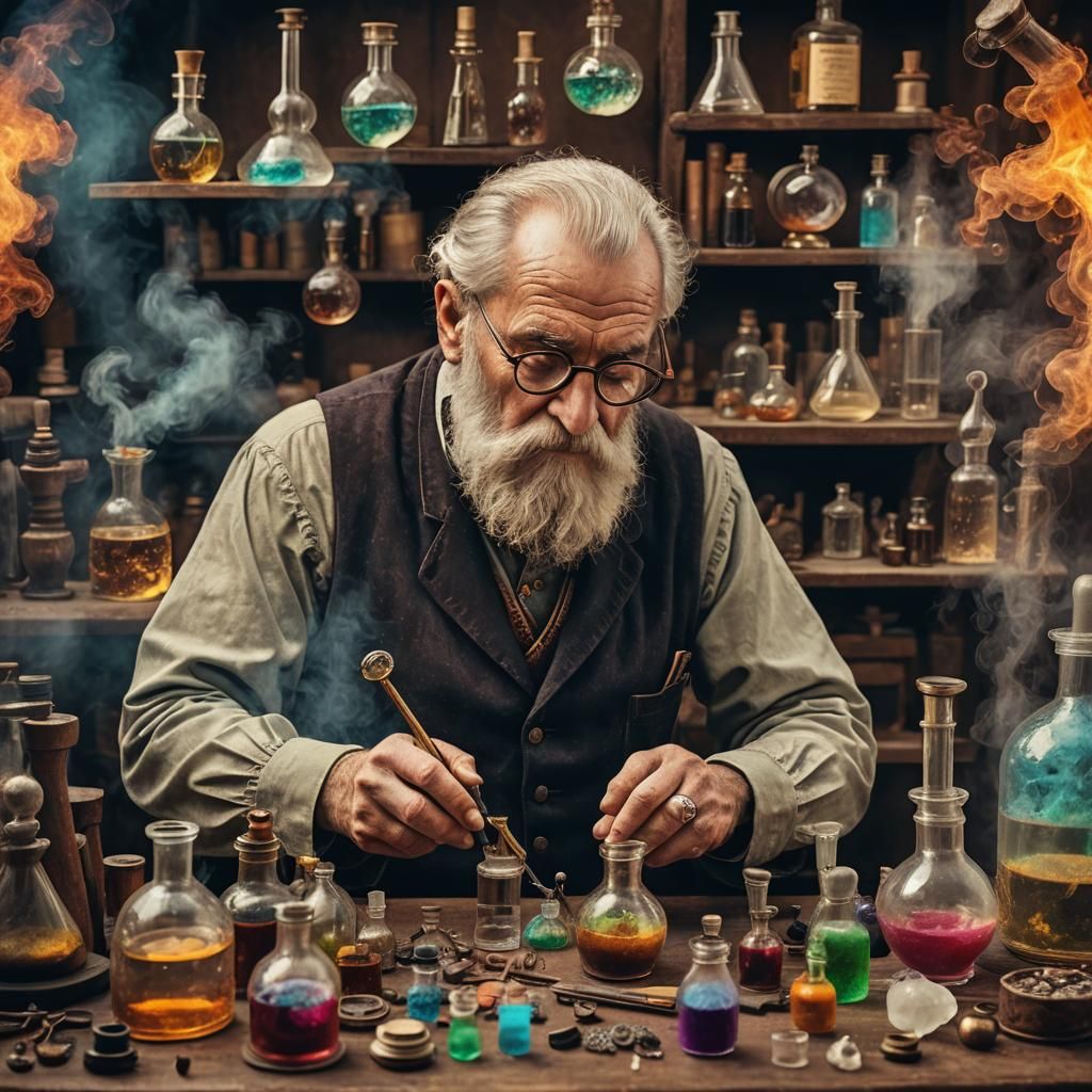 The alchemist - AI Generated Artwork - NightCafe Creator