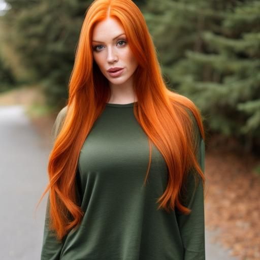 ginger women - AI Generated Artwork - NightCafe Creator