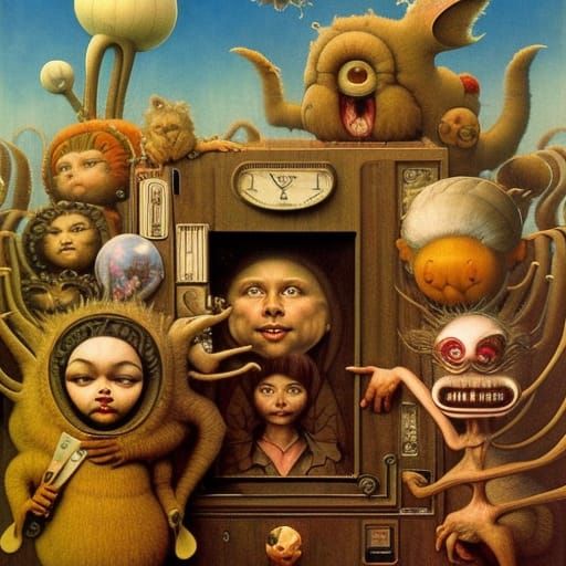 Imaginary Friends - AI Generated Artwork - NightCafe Creator