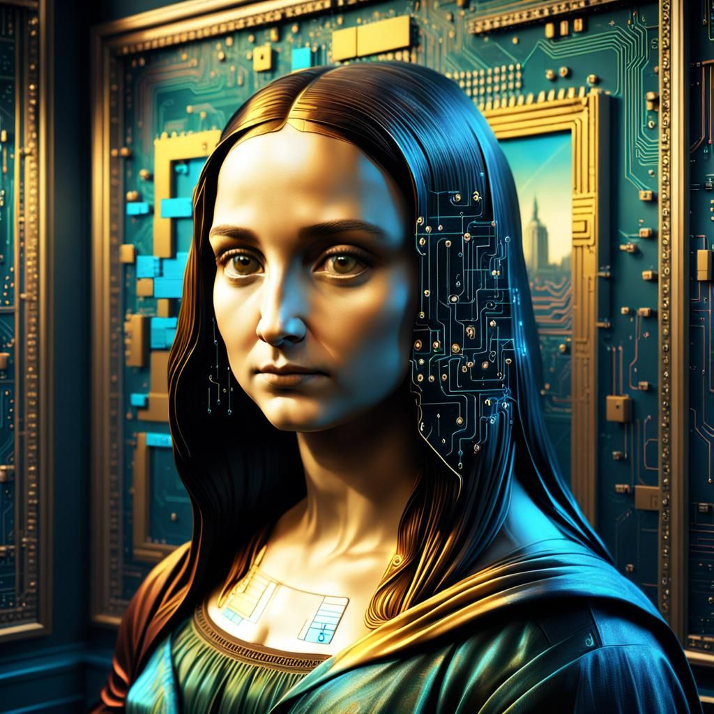 Masterpiece Monday: Hyper realistic Mona Lisa - AI Generated Artwork ...