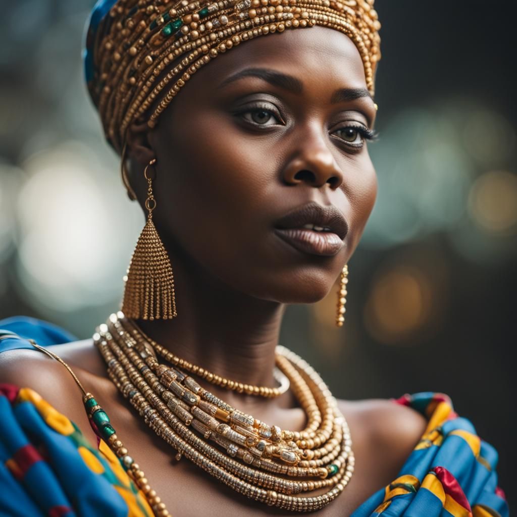 Rwandan Queen - AI Generated Artwork - NightCafe Creator