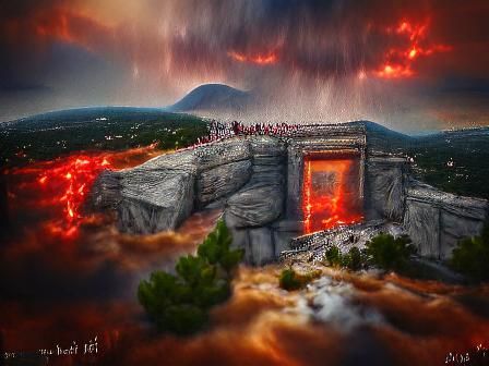 Hell’s Gate - AI Generated Artwork - NightCafe Creator
