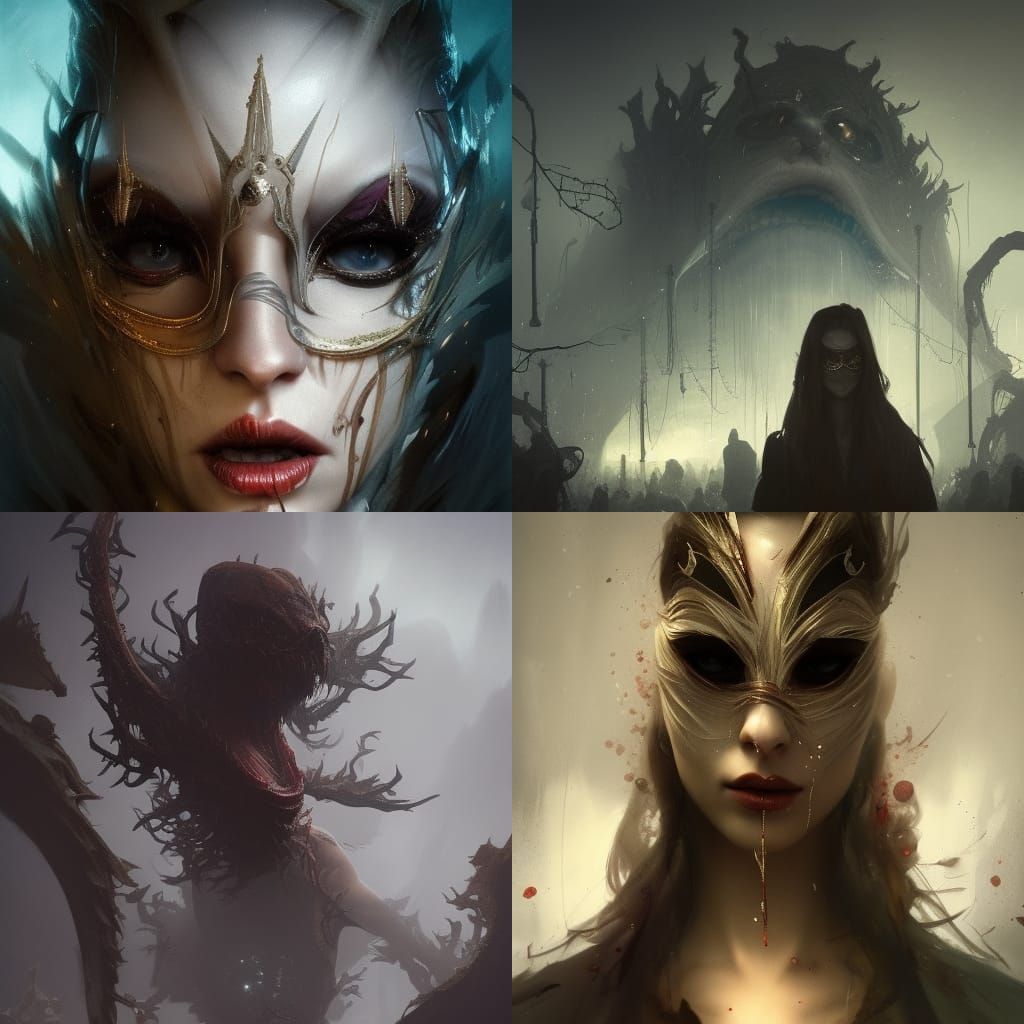 Masquerade ugly hideous monstrosity twisted warped 4k resolution ...