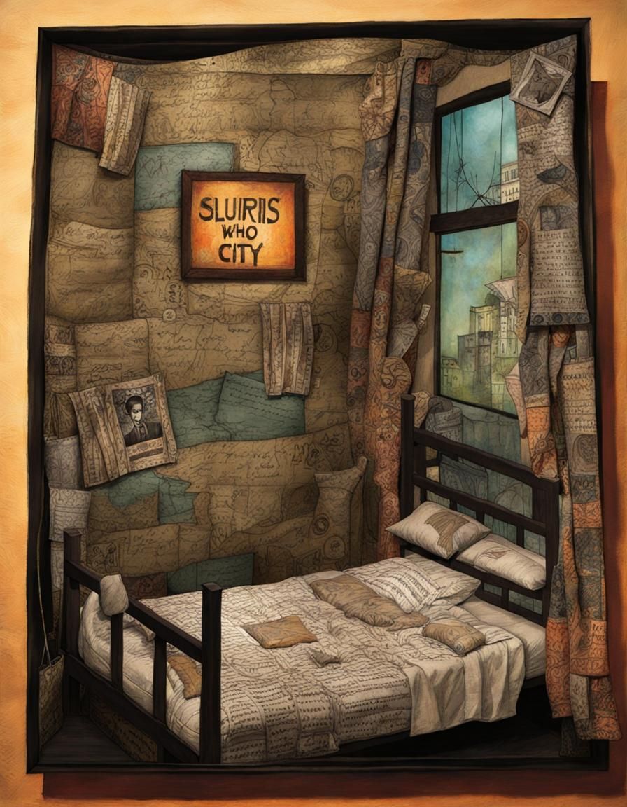 does it always do that? by mixed craftmedia artist "slurb morphosis ...