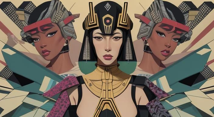 bionic woman in a urban wasteland. - AI Generated Artwork - NightCafe ...