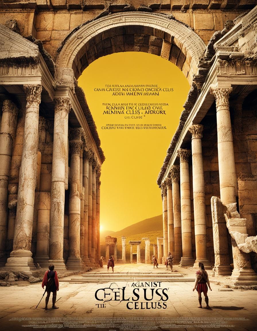Against Celsus, the movie adaptation, Movie poster. Origen and Celsus - AI Generated Artwork ...