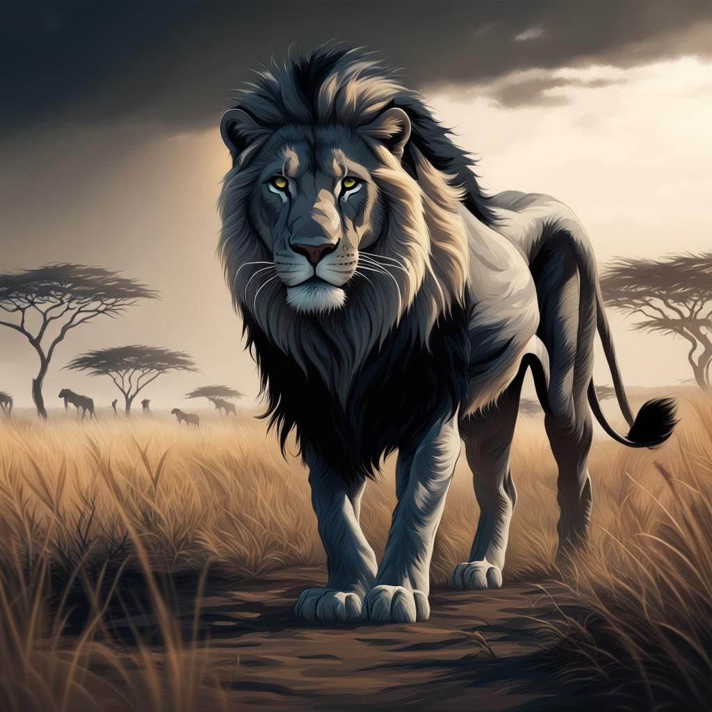 Cloud Lion 2 - AI Generated Artwork - NightCafe Creator