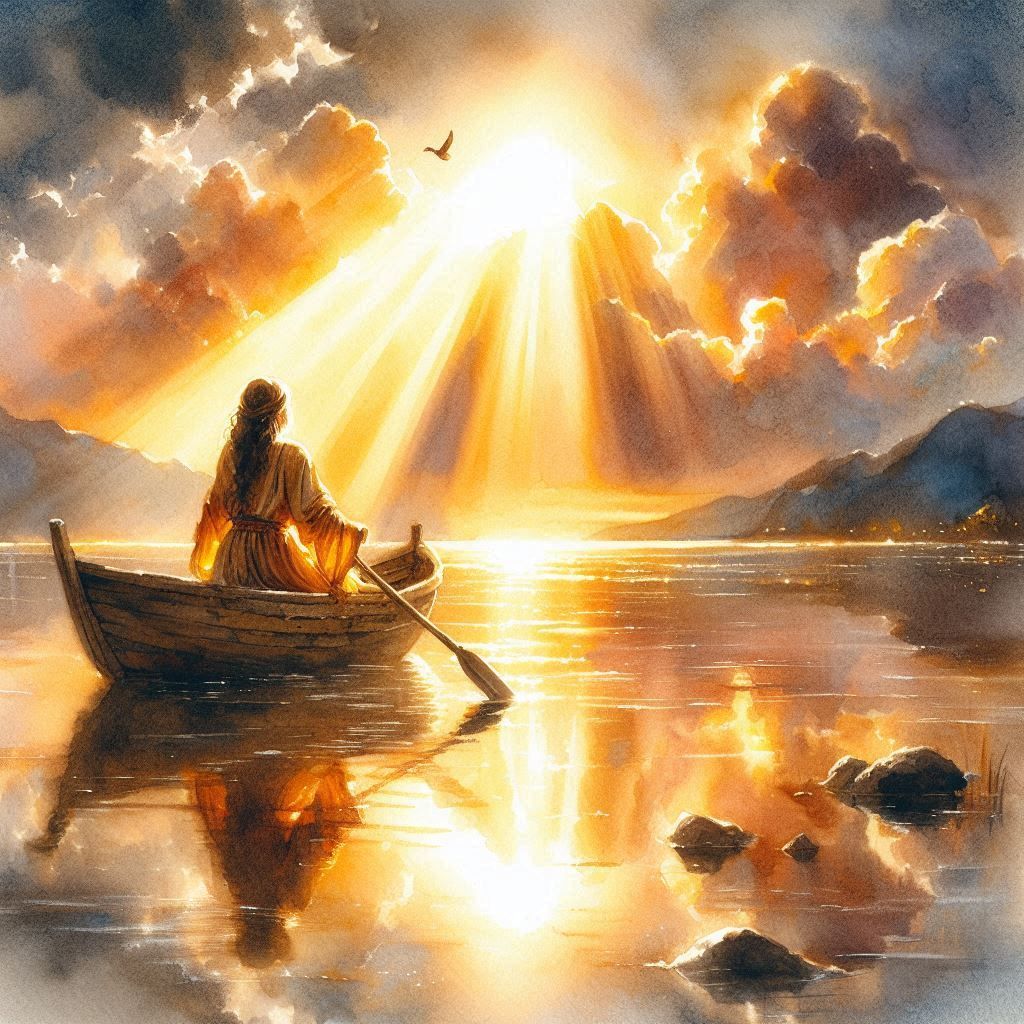 Thailand: another golden sunrise - AI Generated Artwork - NightCafe Creator