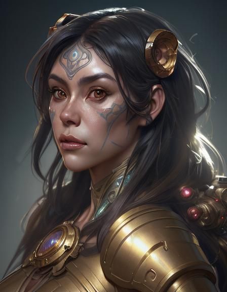 Metallic monkey - AI Generated Artwork - NightCafe Creator