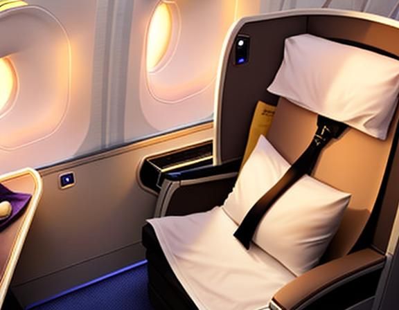 The Luxury First Class Suits Cabin In the Airplane - AI Generated ...
