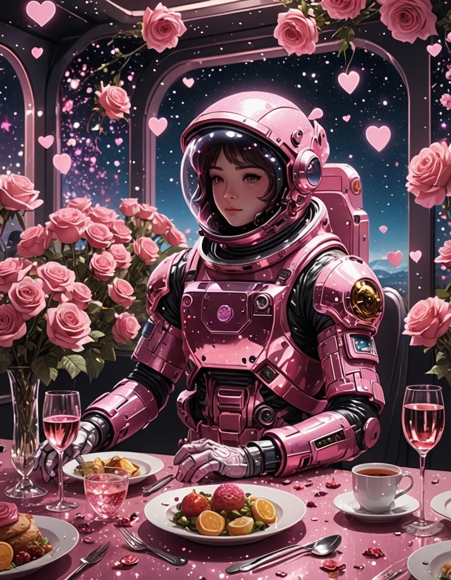 The space restaurant - AI Generated Artwork - NightCafe Creator
