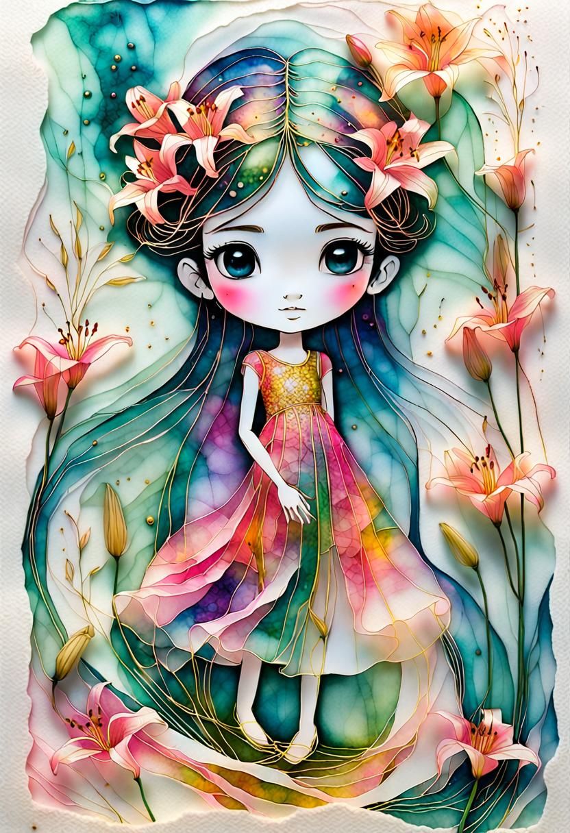 Daylily - AI Generated Artwork - NightCafe Creator