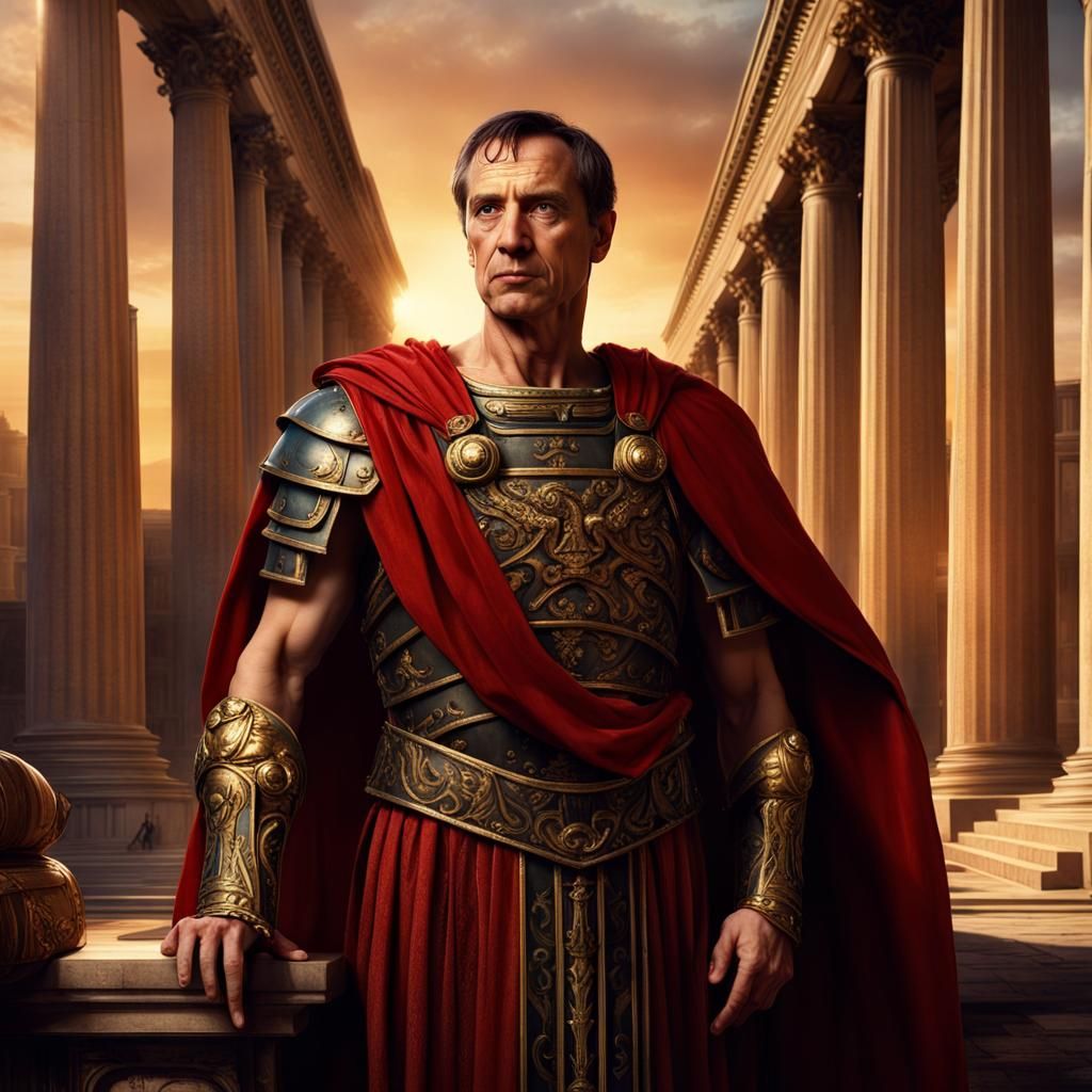 Imperator Caius Julius Caesar. - AI Generated Artwork - NightCafe Creator