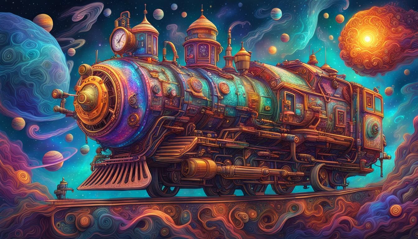 Crazy Train - AI Generated Artwork - NightCafe Creator