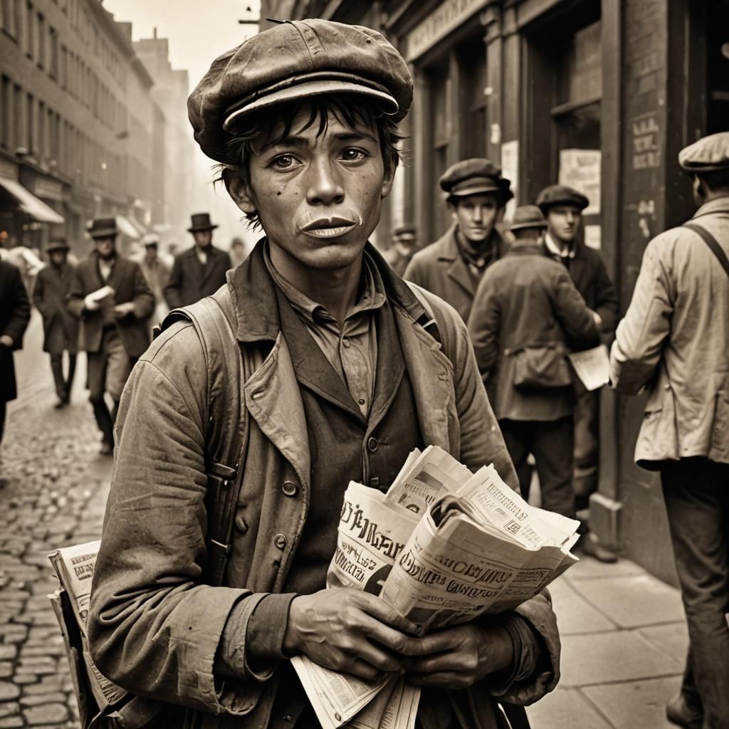 The Paperboy - AI Generated Artwork - NightCafe Creator