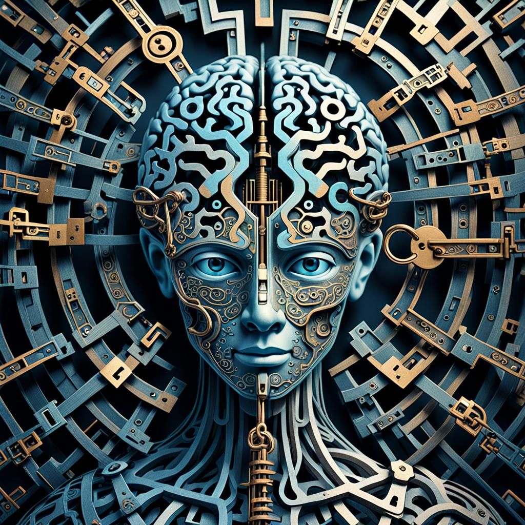 Unlock the Secrets of the Mind - AI Generated Artwork - NightCafe Creator
