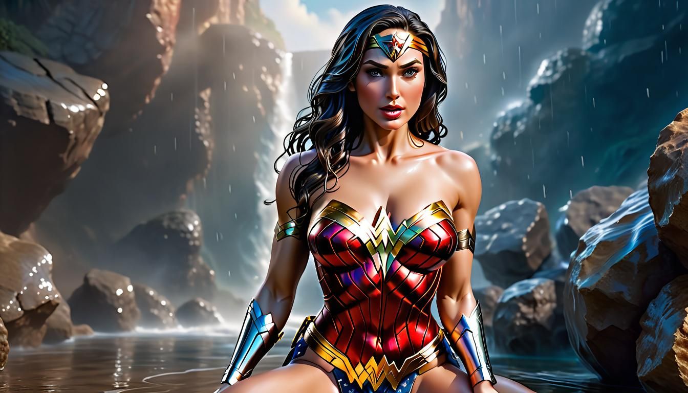 modelshoot wonder woman - AI Generated Artwork - NightCafe Creator