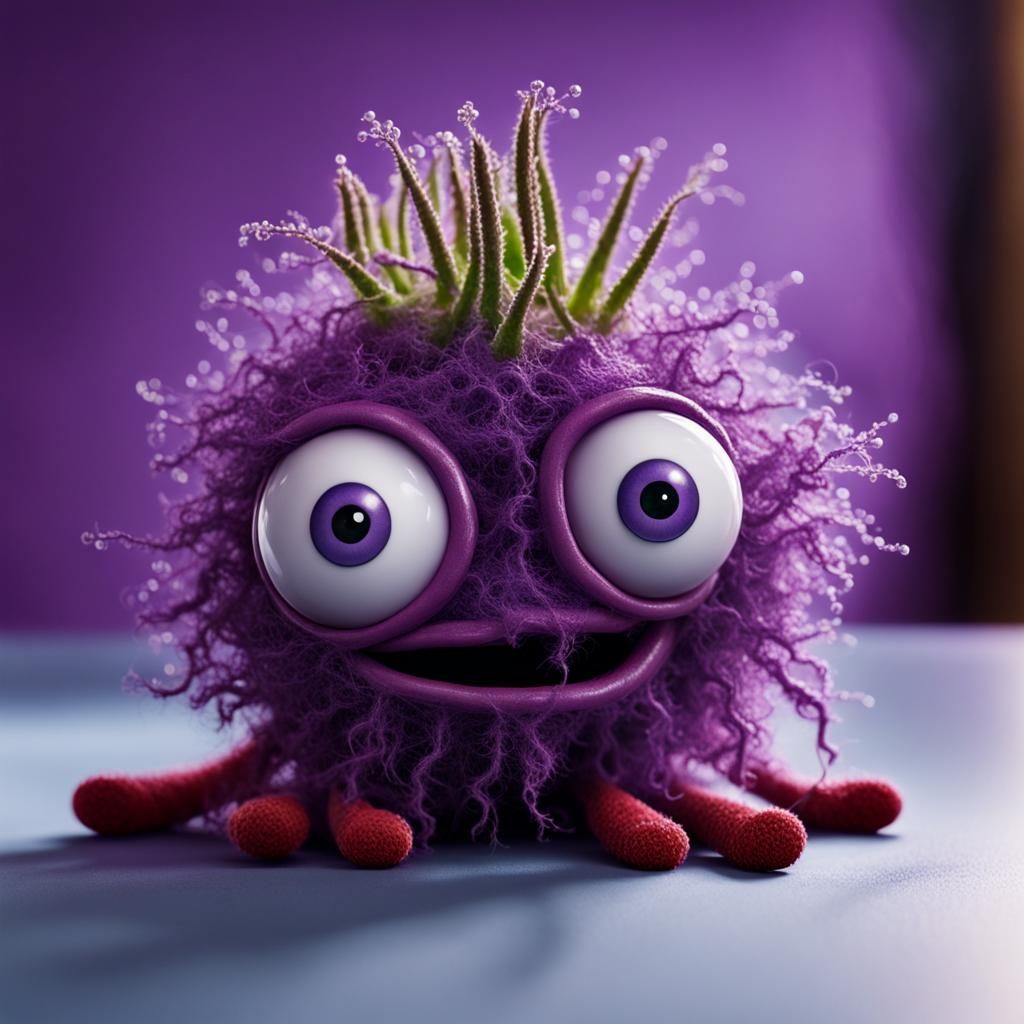 Magical purple weepul - AI Generated Artwork - NightCafe Creator