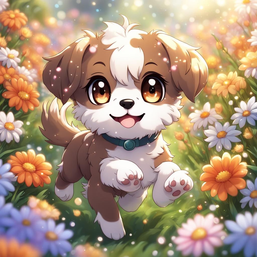 five-legged chibi pup - AI Generated Artwork - NightCafe Creator