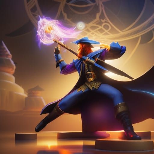 wizard. cubist painting, Neo-Cubism, layered overlapping geometry, art ...