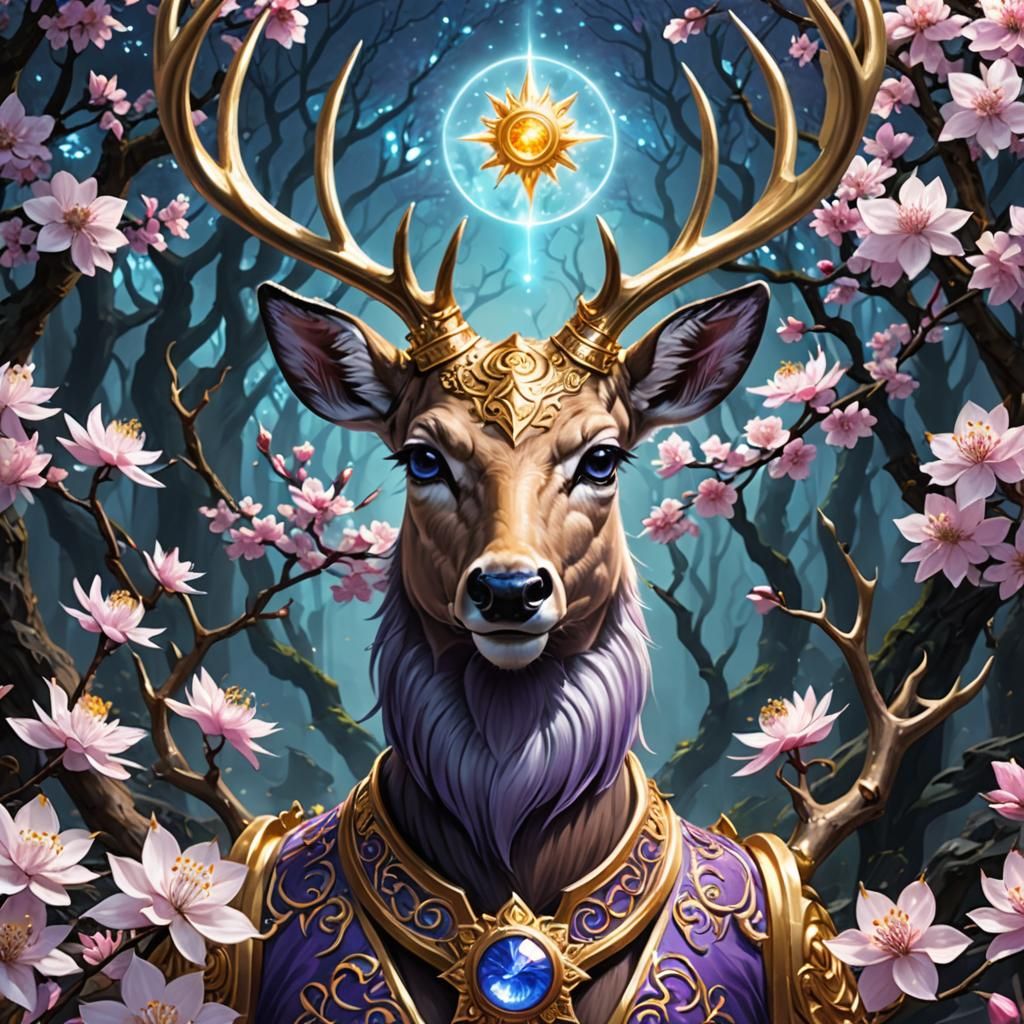 Elements Deer - AI Generated Artwork - NightCafe Creator