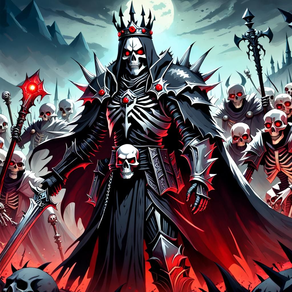 "Lich King" : Ruler of Death Collection. - AI Generated Artwork ...