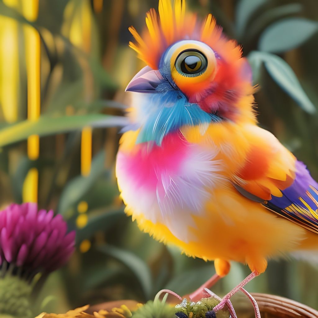 Exotic Bird - AI Generated Artwork - NightCafe Creator