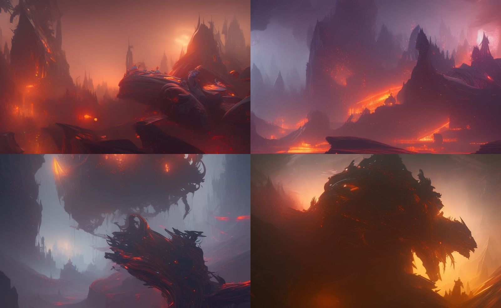 Apokolips from Dc Comics - AI Generated Artwork - NightCafe Creator