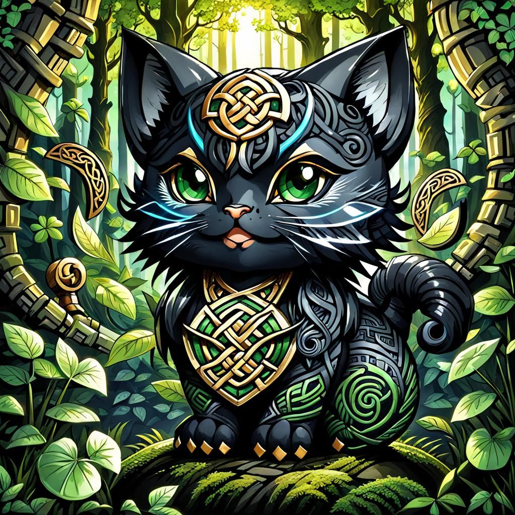 Chibi Púca (Irish Mythological Creature) Version 2 - AI Generated ...